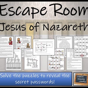 Jesus of Nazareth Escape Room Activity - Etsy