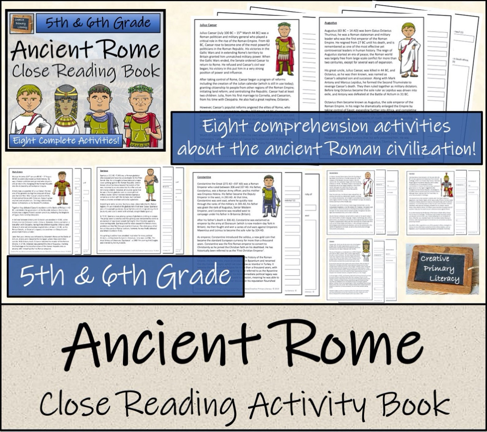 Ancient History Close Reading Book Bundle | 5th Grade & 6th Grade - Etsy