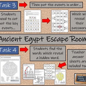 Ancient Egypt Escape Room Activity - Etsy