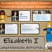 Queen Elizabeth I Close Reading Comprehension Activities | 5th Grade ...