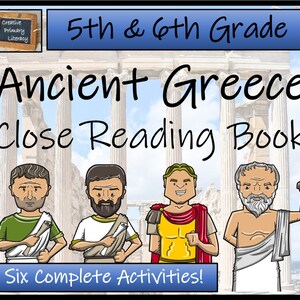 Ancient Greece Close Reading Book | 5th Grade & 6th Grade - Etsy
