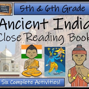 Ancient India Close Reading Comprehension Book | 5th Grade & 6th Grade ...