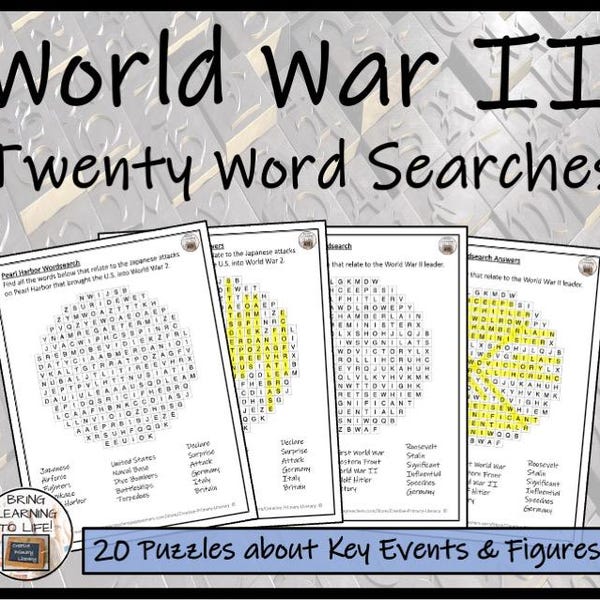 World War Ii Printables - Etsy