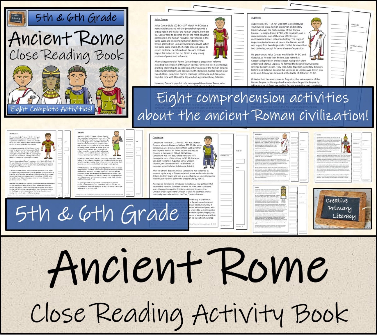 Ancient Rome Close Reading Book | 5th Grade & 6th Grade - Etsy