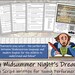 A Midsummer Night's Dream A Play Script for Young Performers - Etsy