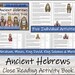 Ancient Hebrews Close Reading Comprehension Book | 5th Grade & 6th ...
