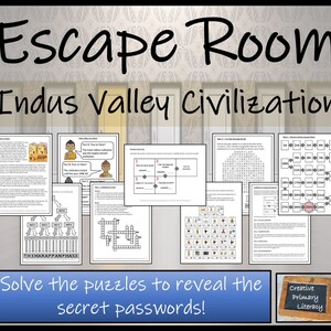 Indus Valley Civilization Escape Room Activity - Etsy