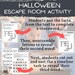 Halloween Escape Room Activity - Etsy