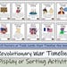 American Revolutionary War Timeline Activity & Classroom Display - Etsy