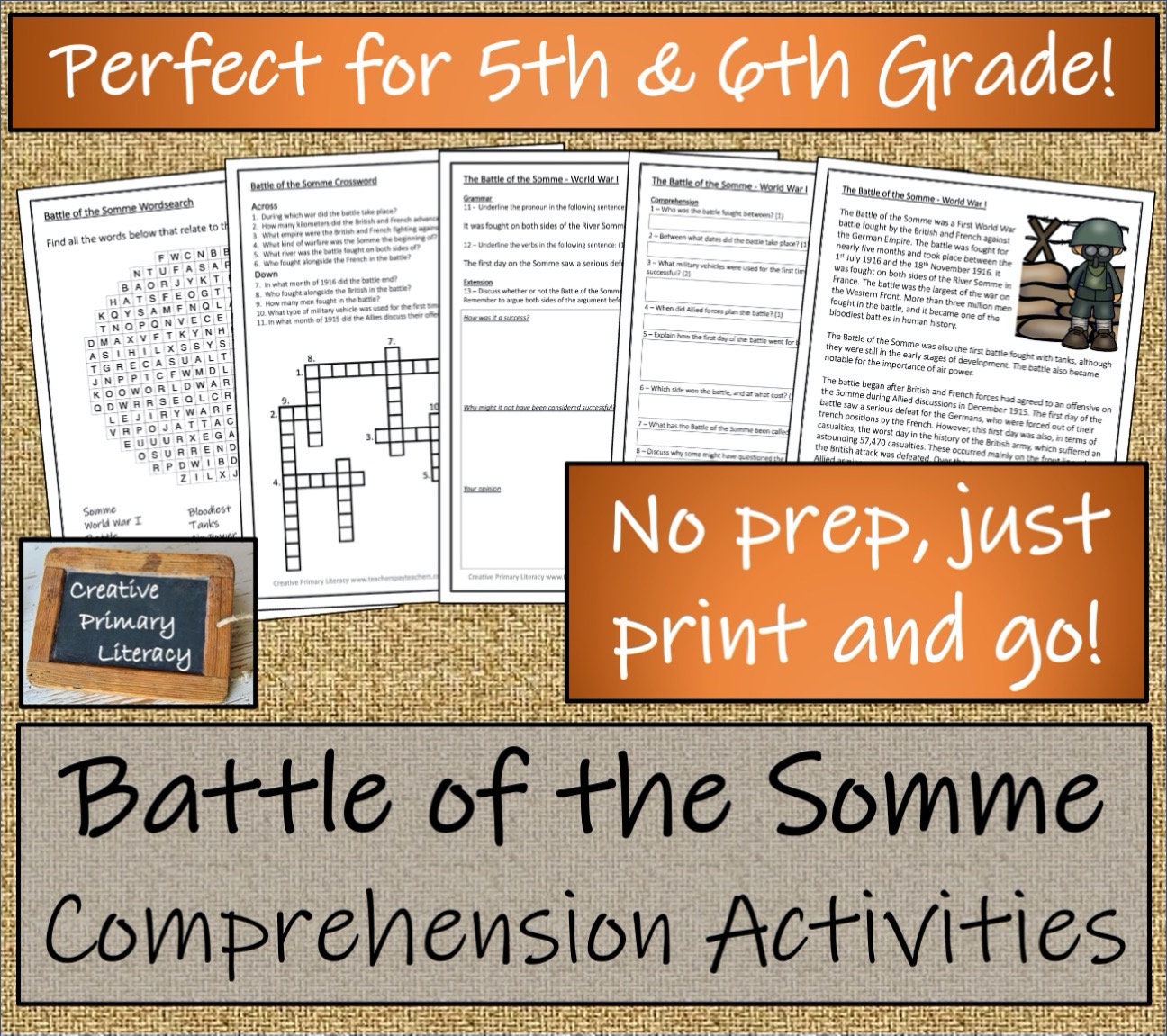 World War I Close Reading Activity Book 6 Activities 5th Grade & 6th ...
