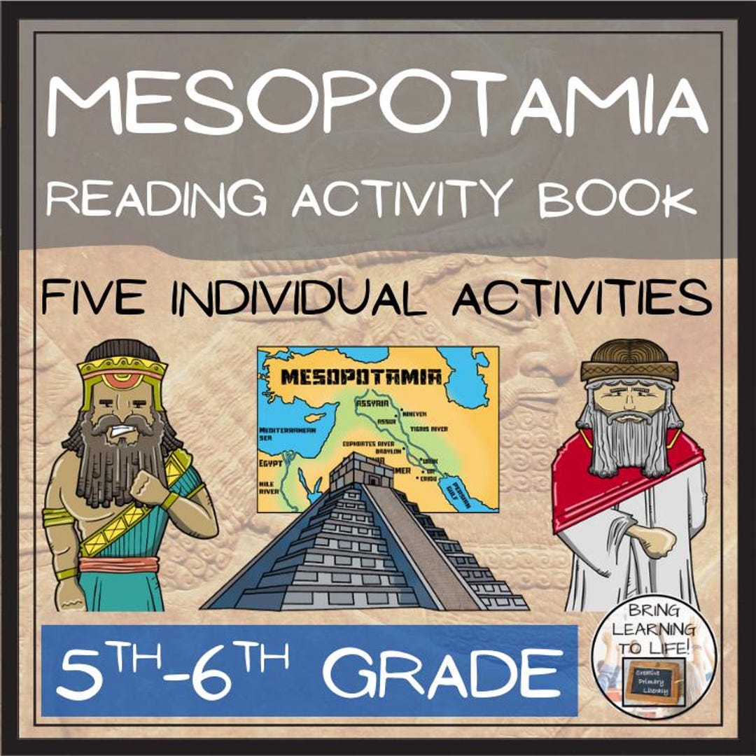 Ancient Mesopotamia Close Reading Book | 5th Grade & 6th Grade - Etsy
