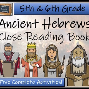 Ancient Hebrews Close Reading Comprehension Book | 5th Grade & 6th ...