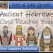 Ancient Hebrews Close Reading Comprehension Book | 5th Grade & 6th ...