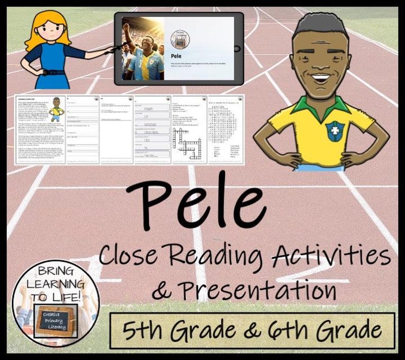 Pele Close Reading Comprehension Activities | 5th Grade & 6th Grade - Etsy