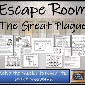 The Great Plague Escape Room Activity - Etsy