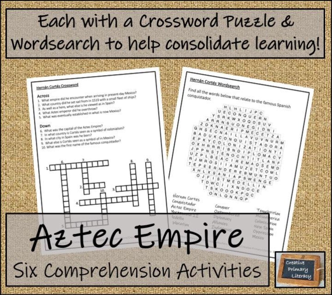 Aztec Empire Close Reading Comprehension Book | 5th Grade & 6th Grade ...