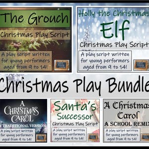 A Bundle of Five Christmas Play Scripts - Etsy