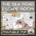 The Silk Road Escape Room Activity - Etsy