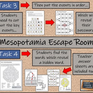Ancient Mesopotamia Escape Room Activity - Etsy