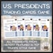American Presidents Trading Cards Top Trumps Game - Etsy