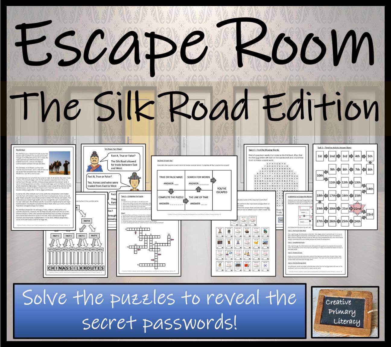 The Silk Road Escape Room Activity - Etsy