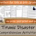 Titanic Close Reading Comprehension Activities | 5th Grade & 6th Grade ...