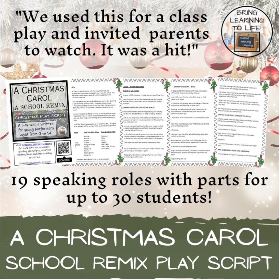 A Bundle of Five Christmas Play Scripts - Etsy