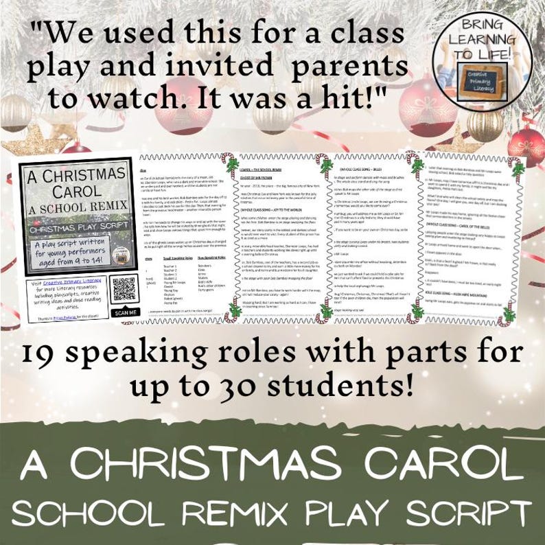 A Bundle of Five Christmas Play Scripts - Etsy