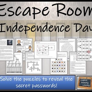 Independence Day Escape Room Activity - Etsy