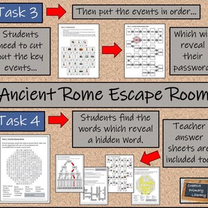 Ancient Rome Escape Room Activity - Etsy