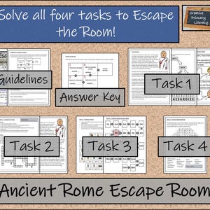Ancient Rome Escape Room Activity - Etsy