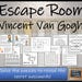 Vincent Van Gogh Escape Room Activity - Etsy