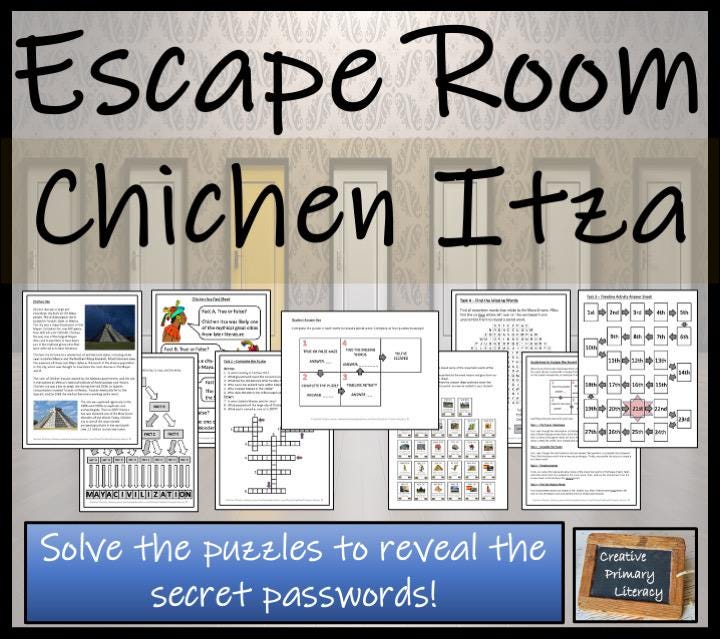 Chichen Itza Escape Room Activity - Etsy
