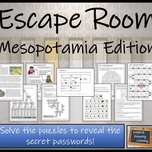 Ancient Mesopotamia Escape Room Activity - Etsy