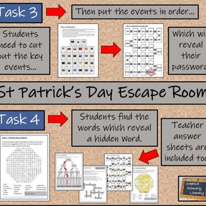 St Patricks Day Escape Room Activity - Etsy