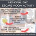 Memorial Day Escape Room Activity - Etsy