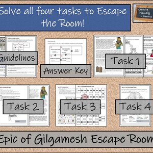 Epic of Gilgamesh Escape Room Activity - Etsy