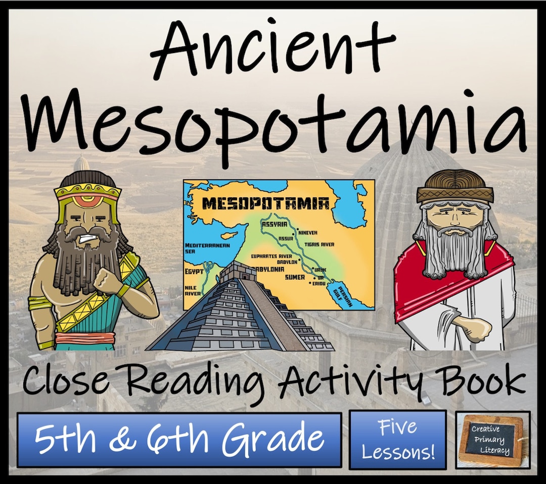 Ancient Mesopotamia Close Reading Book | 5th Grade & 6th Grade - Etsy