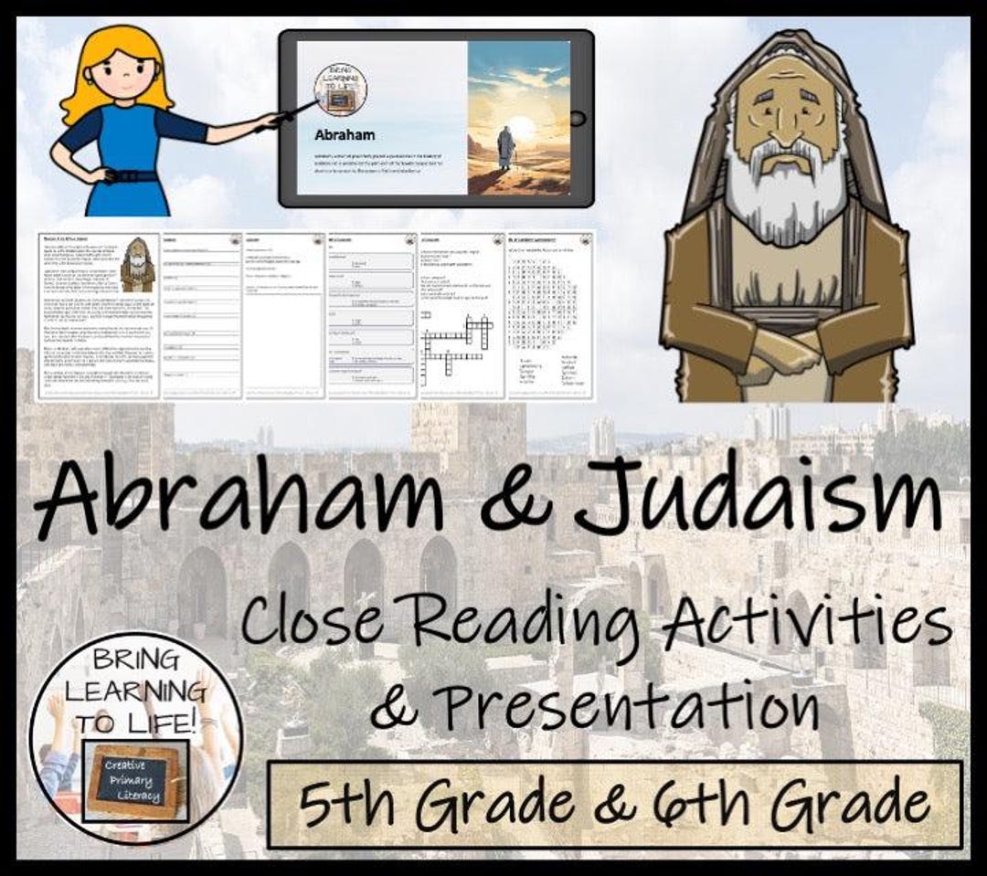 Abraham and the Birth of Judaism Close Reading Activities | 5th Grade ...