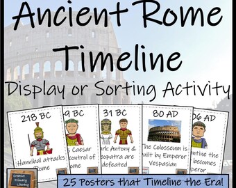 Ancient Greece Timeline Display and Sorting Activity - Etsy