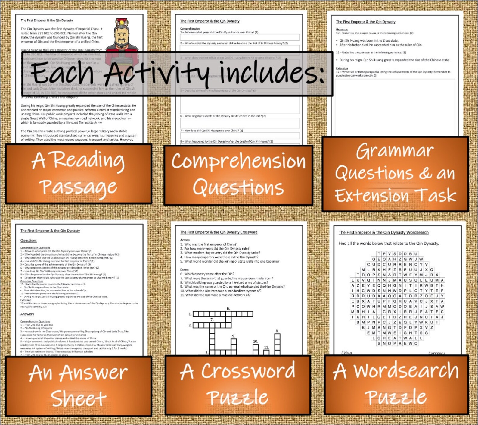 Ancient China Close Reading Comprehension Book 5th Grade & 6th Grade ...