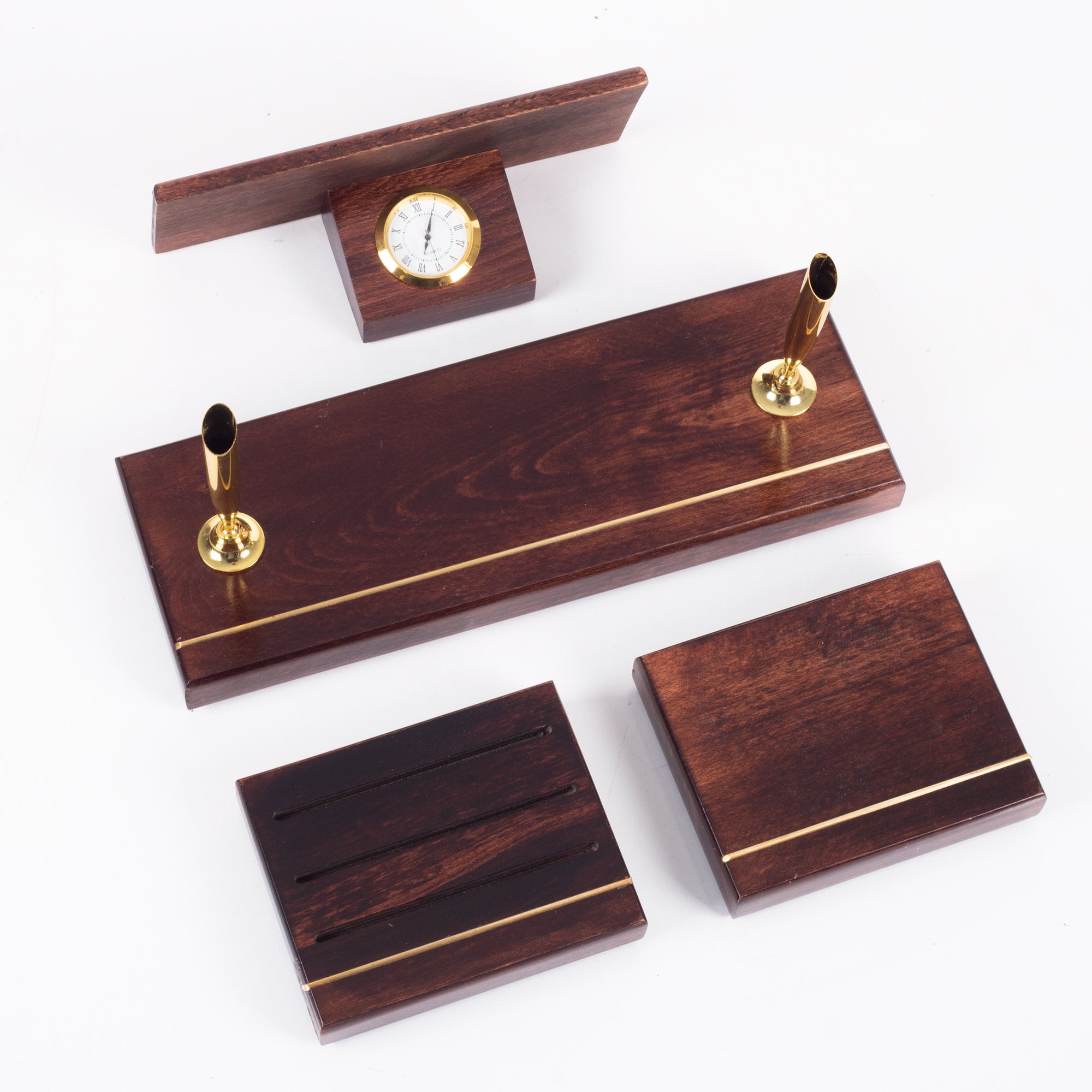 Handmade Mahogany Desk Name Plate Set: Scales of Justice, Lawyer Gift ...