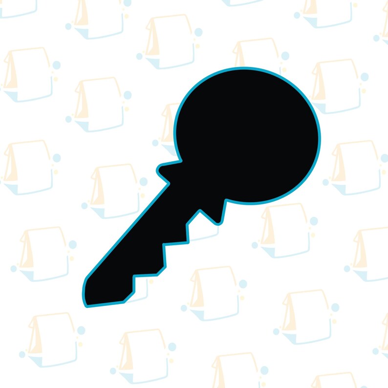 Key - Digital STL File Download for Cookie Cutter / Fondant Cutter ...