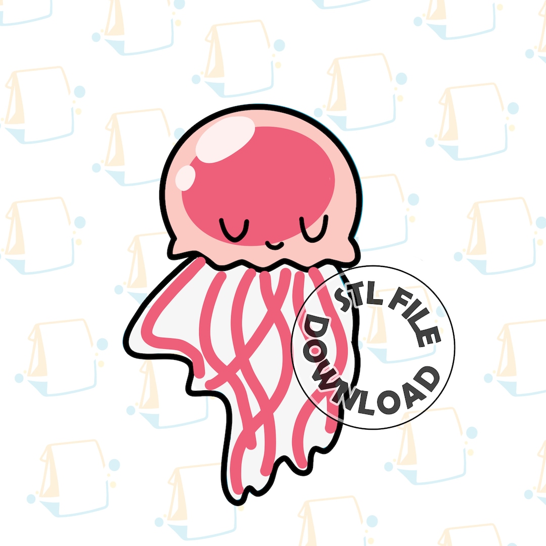 Jellyfish Cookie Cutter / Fondant Cutter / Dough Cutter - Etsy