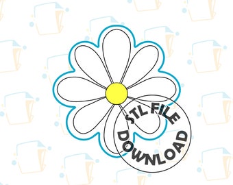 Ruffled Daisy Cookie Cutter- STL File- INSTANT - Etsy