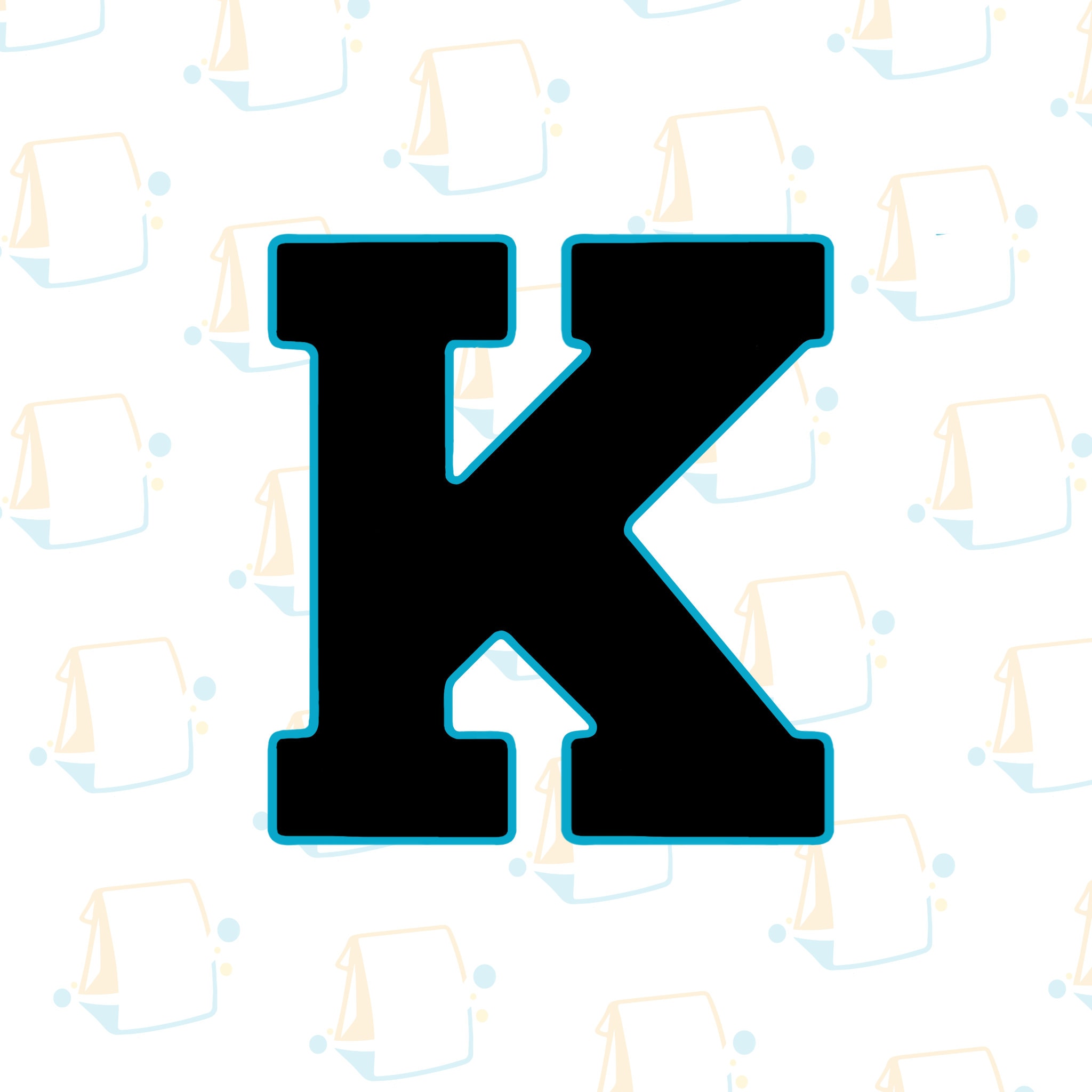 Varsity Letter - K - Digital STL File Download for Cookie Cutter ...