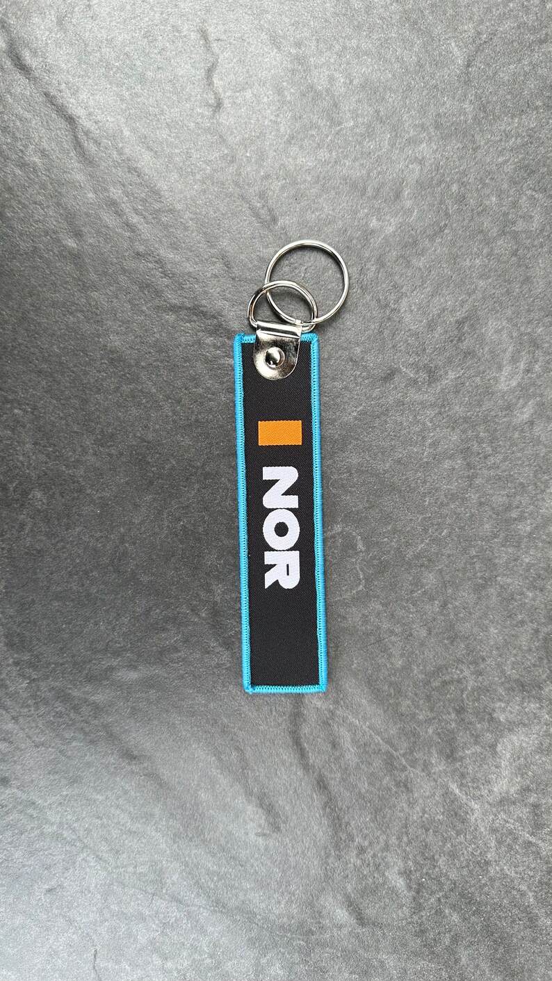 Mclaren Formula 1 F1 Team and Drivers Woven Keychain - Etsy