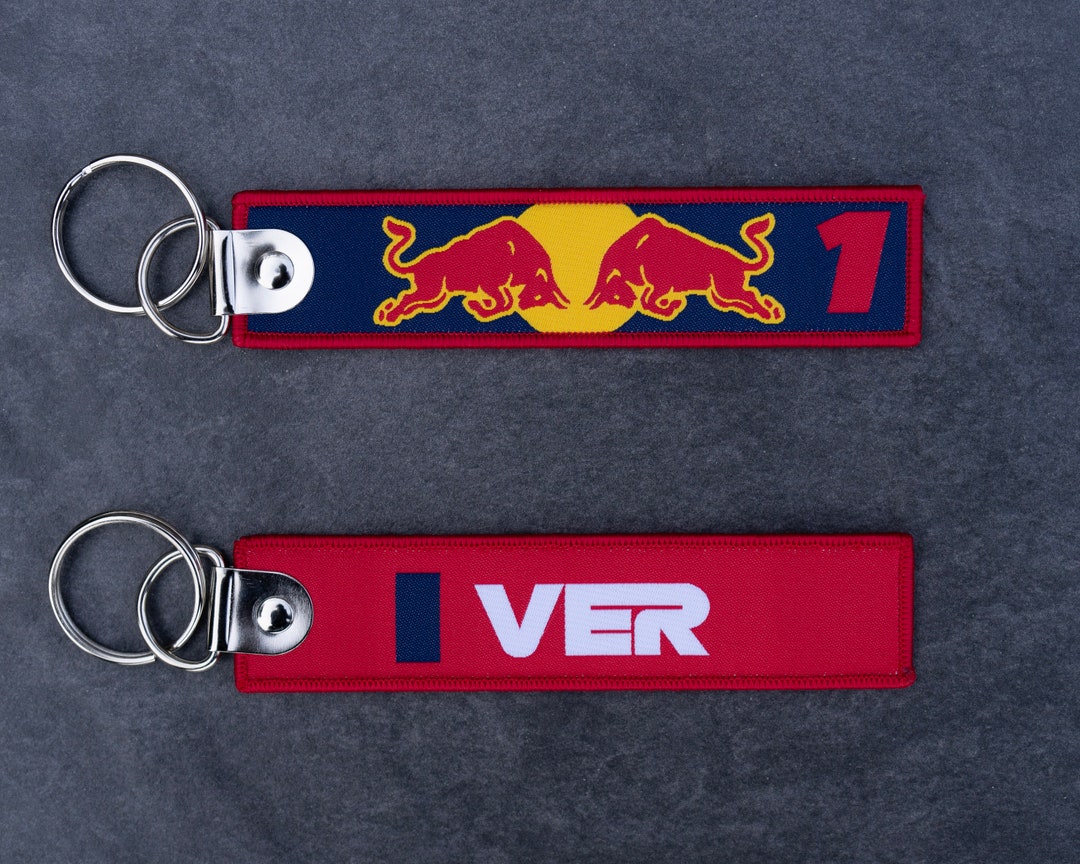 Red Bull Racing Formula 1 F1 Team and Drivers Woven Keychain - Etsy