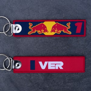 Formula 1 F1 Team & Driver Woven Keychain Motorsport Racing Car ...