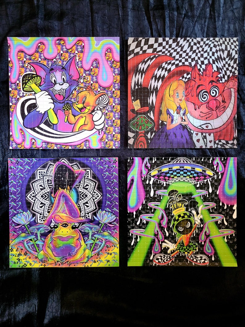 Toad Trip Blotter Art - Etsy